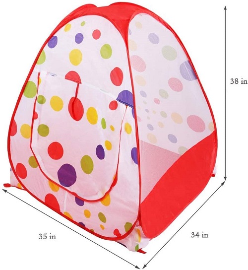 Pop Up Children Play Tent House – 50 balls – Totland